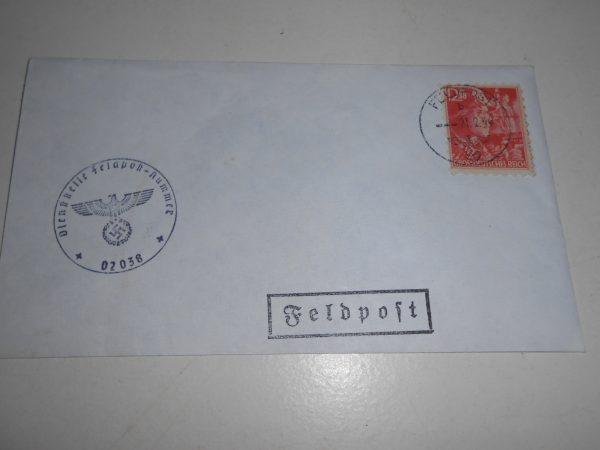 WW2 German envelope with markings – Crazy Jim's